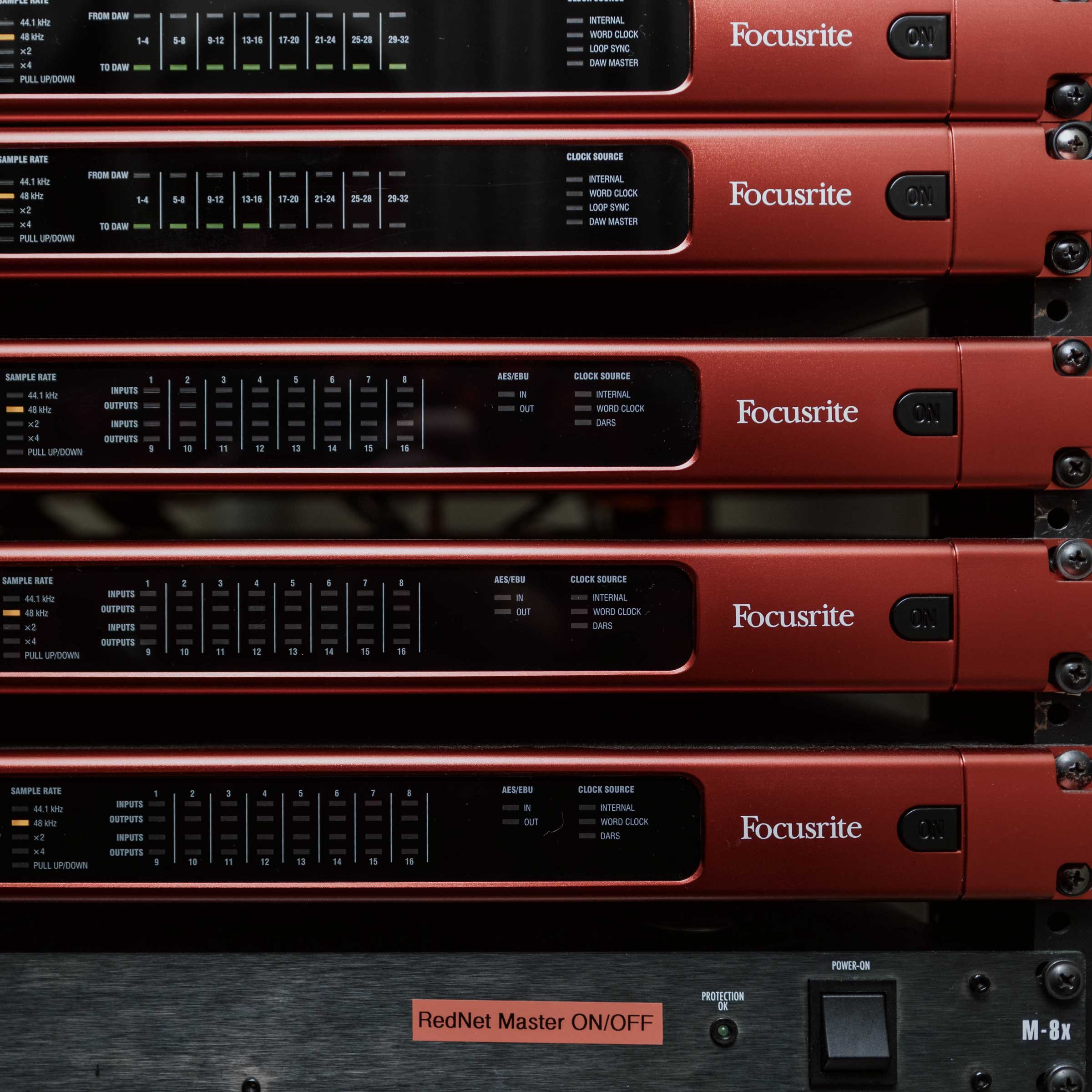 RedNet Interface Range | Focusrite